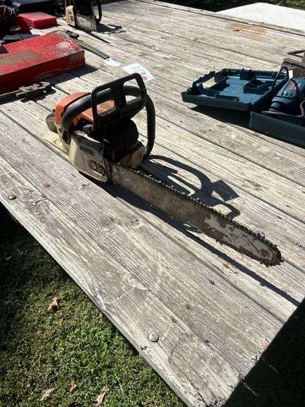Stihl D28 AV super wood boss chainsaw - Schmid Auction