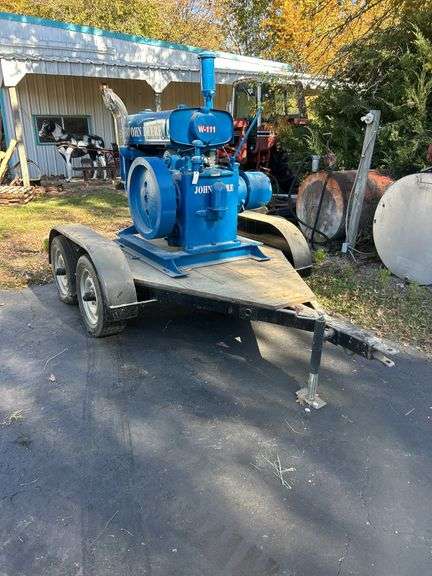 John Deere W-111 Gas Engine, D two-cylinder gasoline engine for Oil ...