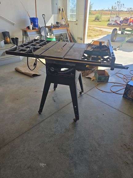 Craftsman 10'' Belt Drive 3hp Table Saw - Schmid Auction
