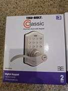 NIB Tru Bolt digital dead bolt w/keypad, Tru Bolt classic - Schmid Auction