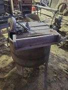 Antique wooden washing machine lever operated agitater - Schmid Auction