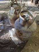 2 old style propane tanks - Schmid Auction