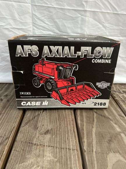 ERTL Case IH 2188 AFS axial-flow combine with corn and grain head, 1/32 ...