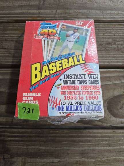 Tops 40 years of major league baseball cards - Schmid Auction