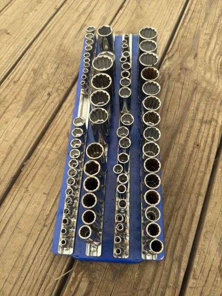 Large Assortment of MAC sockets, 3/8'' and 1/4'' - Schmid Auction