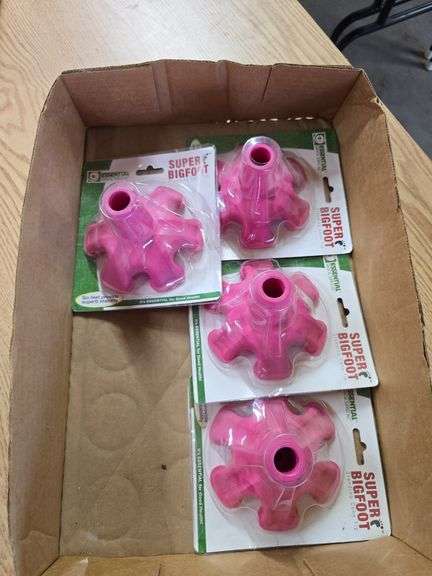 4 Super bigfoot standing cane tips. - Schmid Auction