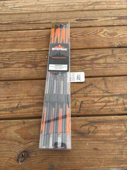 Wicked Ridge Crossbow Arrows, 6 pack, 20’.' - Schmid Auction