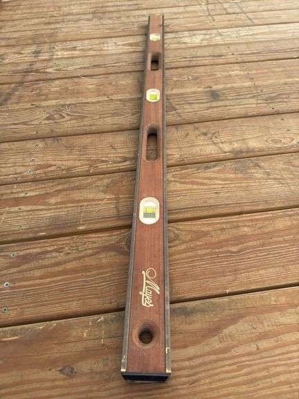 4ft Wooden Level - Schmid Auction