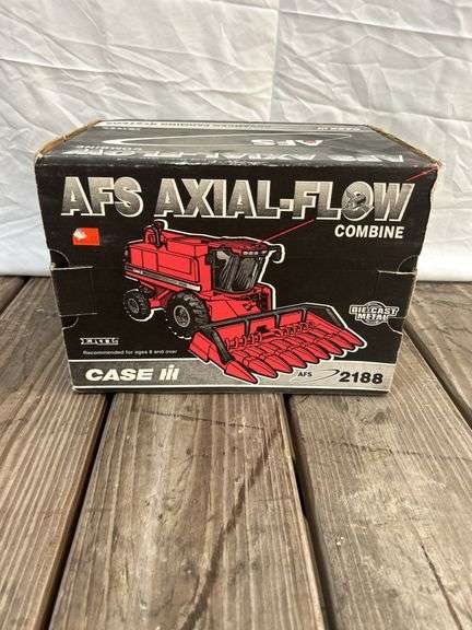 ERTL Case IH 2188 AFS axial-flow combine with corn and grain head, 1/32 ...