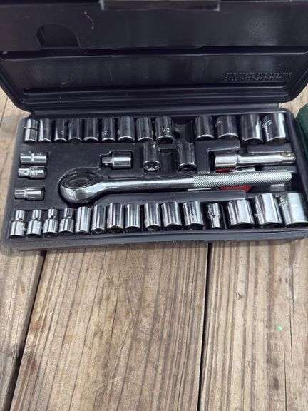 Small Socket Set, small driver set, and sanding paper. - Schmid Auction