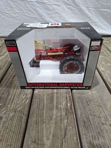SpecCast International Harvester highly detailed brass tack demonstrator Farmall 350 gas tractor ...