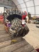 Decorative Standing Metal Turkey - Schmid Auction