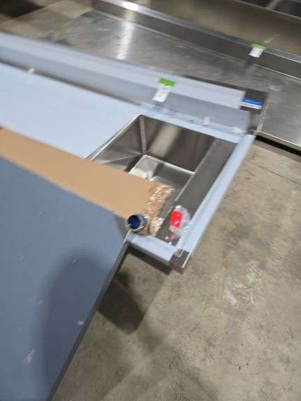 Prep Table With Marine Edge • 72"L x 30"W • 18/304 Stainless Steel ...