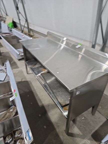 John Boos stainless steel table with storage 72"L x 30"D x 36"T ...