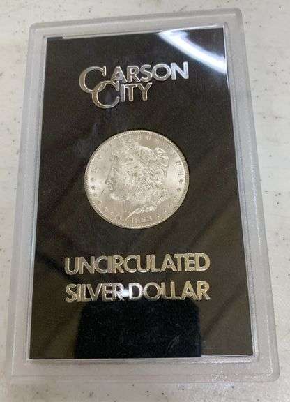1883 Carson City Uncirculated Silver Dollar, CC - Schmid Auction