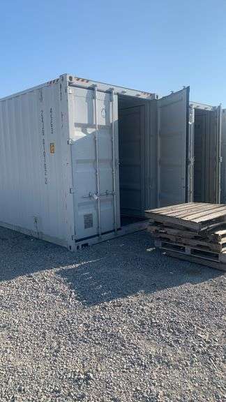 New 40' High Cube One-Way Shipping Container with full side-open doors ...