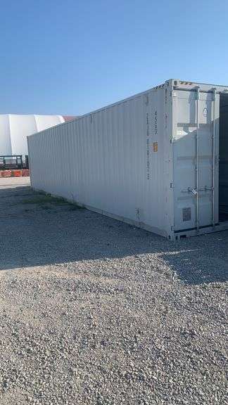 New 40' High Cube One-Way Shipping Container with full side-open doors ...