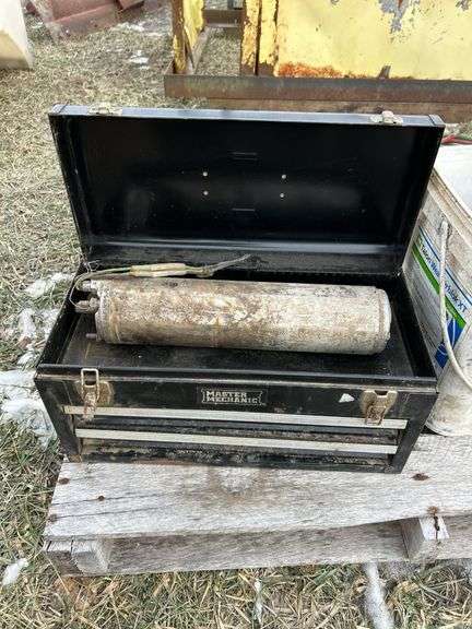 Motor, Tool Box and misc - Schmid Auction