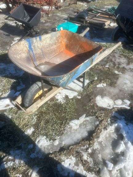 Metal Wheel Barrel - Schmid Auction