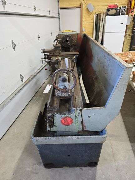 Clausing Colchester Metal Rotating Lathe, 17'' Swing, 80'' Between ...