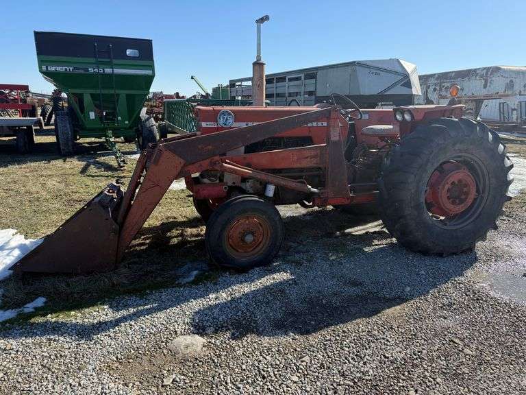 Massey Ferguson 175 tractor w/loader, unknown hrs. Diesel, been ...