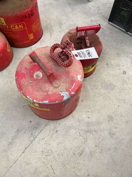 2 Metal Gas Cans - Schmid Auction