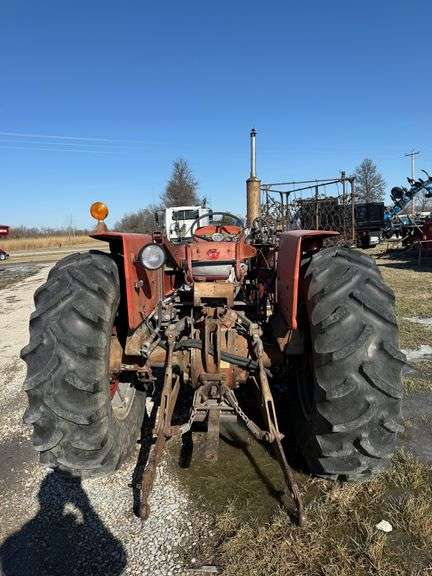 Massey Ferguson 175 tractor w/loader, unknown hrs. Diesel, been ...