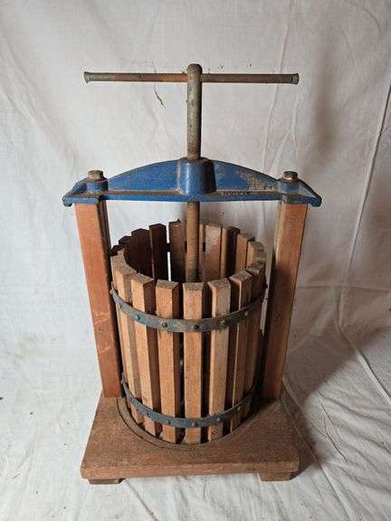 Wood Cider Press - Schmid Auction