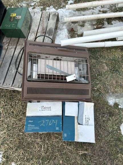 Gas Wall Heater Light Fixtures - Schmid Auction
