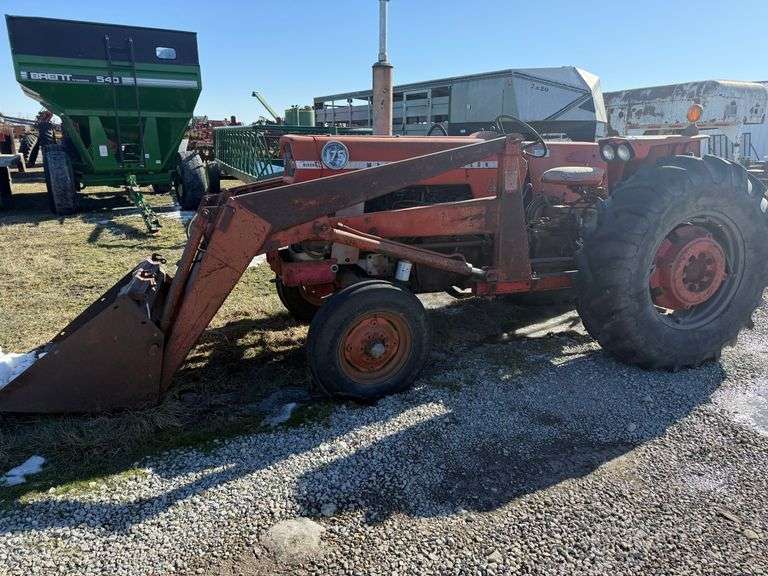Massey Ferguson 175 tractor w/loader, unknown hrs. Diesel, been ...