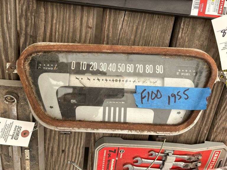 F100 1955 speedometer - Schmid Auction