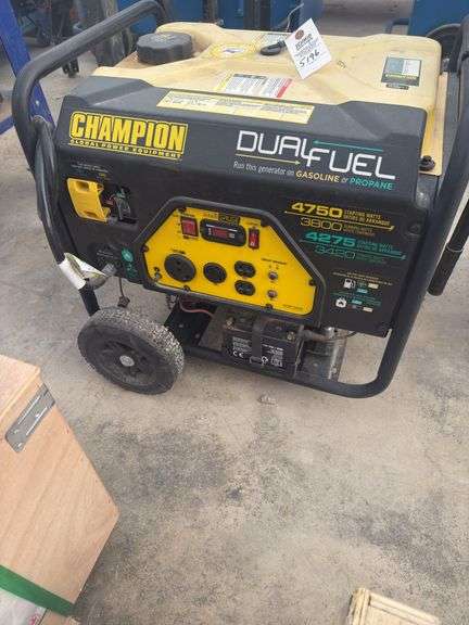Dual Fuel Champion Generator - Schmid Auction