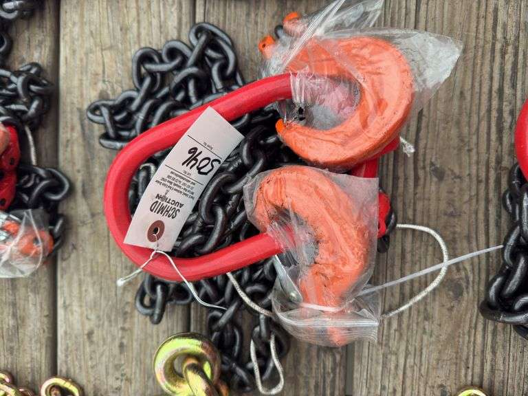 7' Double Leg Lifting Chain Slings - Schmid Auction