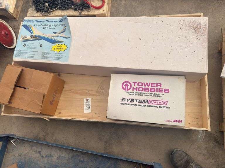 Tower trainer 40 ARF easy building high wing with gas engine and remote ...