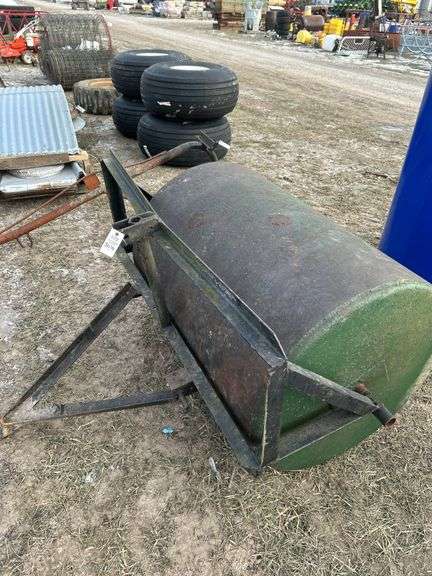 2100lb Yard Roller, 4ft , 3pt or pull type - Schmid Auction