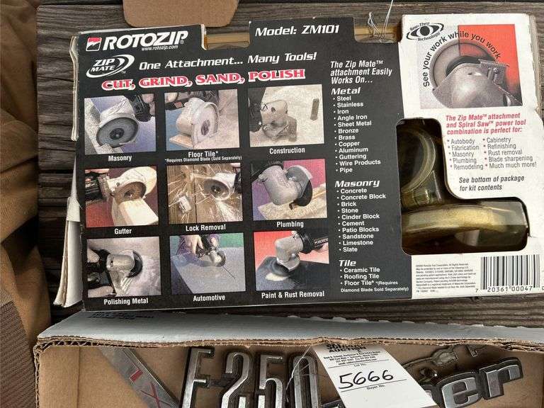 Rotozip attachments - Schmid Auction