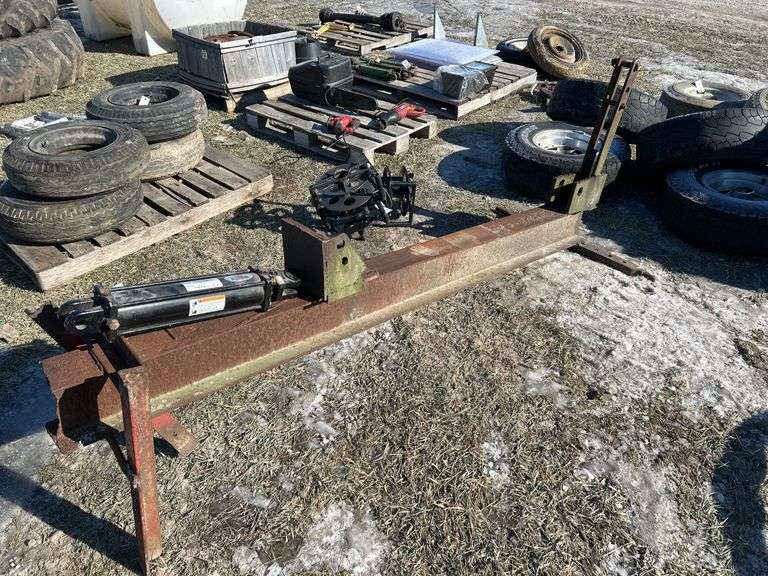 Homemade 3pt log splitter - Schmid Auction