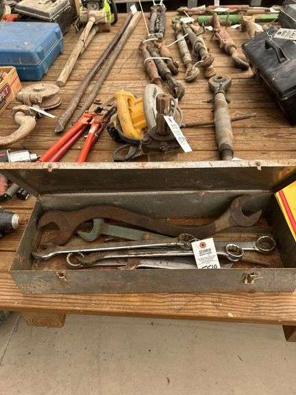 Box of Big Wrenches - Schmid Auction