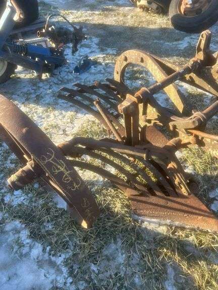 2 Bottom Steel Wheel Plow - Schmid Auction