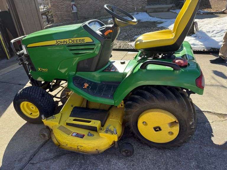 2011 John Diesel X740 Ultimate diesel riding mower 535 hrs. 1 owner, 62 ...