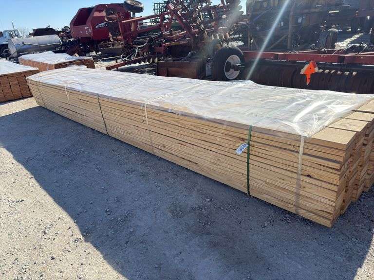 96pcs of 2x8 No.1 Yellow Pine Lumber 20ft long, 2560 board feet ...