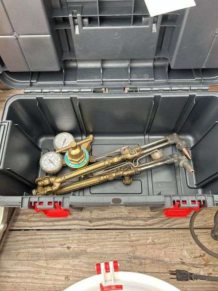 Torch Gauges and Tool Box - Schmid Auction