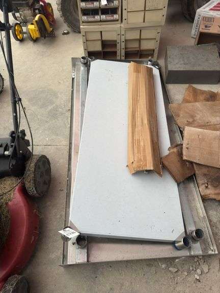 16ga T-304 Stainless Steel Work Table with sink hole, 60'' L X 30'' W ...