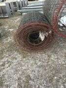 3 Rolls of Red Brand Woven Wire - Schmid Auction