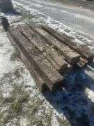 Stack of 8ft Railroad Ties - Schmid Auction
