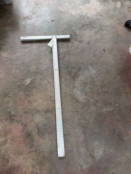 2 48"drywall T-squares - Schmid Auction