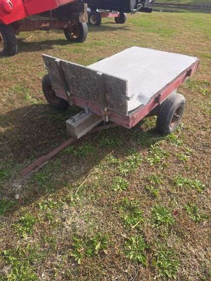 Pull Type Homemade Yard Cart, Dump - Schmid Auction