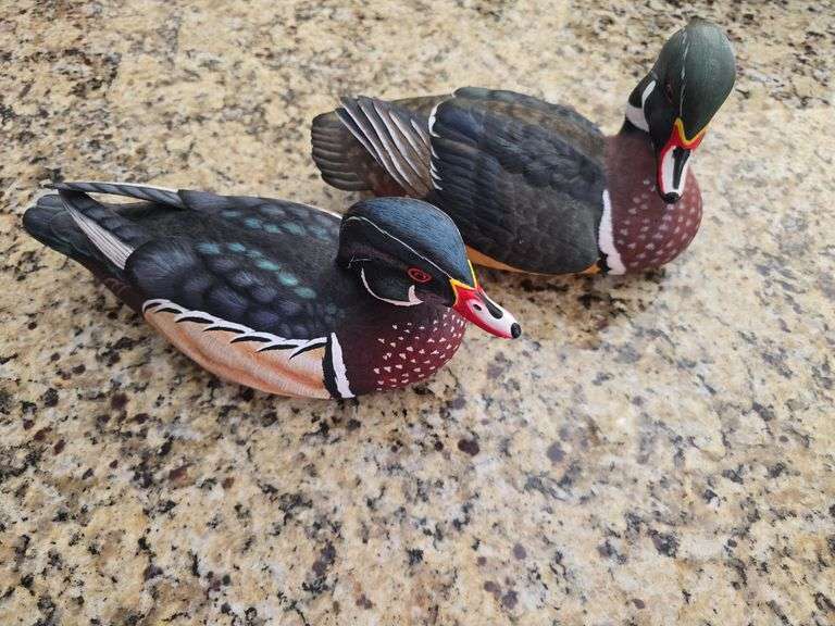 2 Replicas of Wood Duck 25th Anniversary NWTF - Schmid Auction