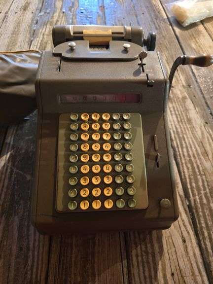 Vintage National adding machine. - Schmid Auction