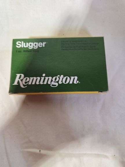 Full box of Remington 12 gauge 2-3/4" slugger 1oz magnum rifled slugs ...